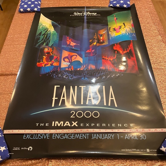 Disney | Art | Disney Vintage Fantasia 200 Original Imax Movie Double ...